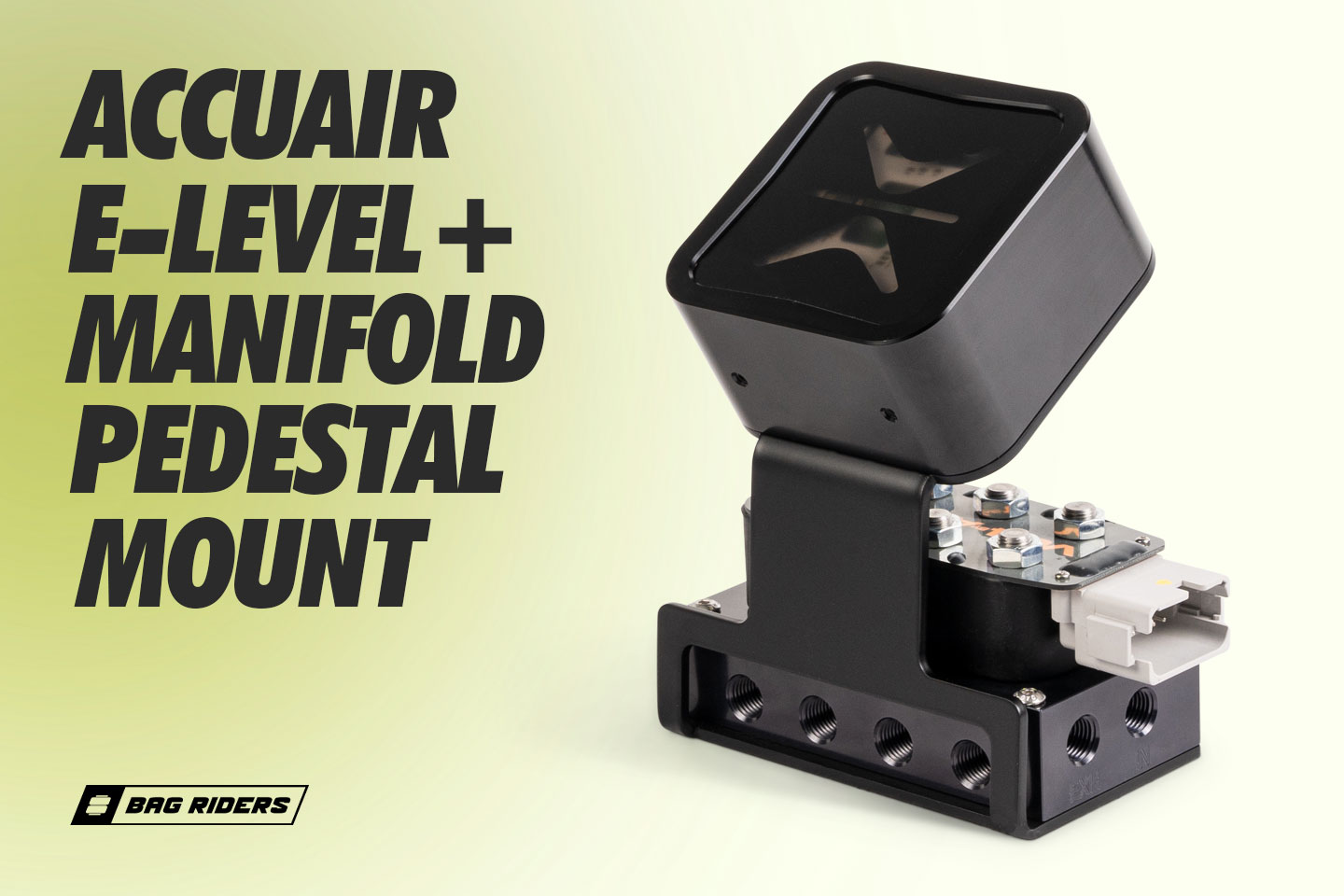 AccuAir e-Level+ Manifold & ECU Pedestal Mount | Bag Riders