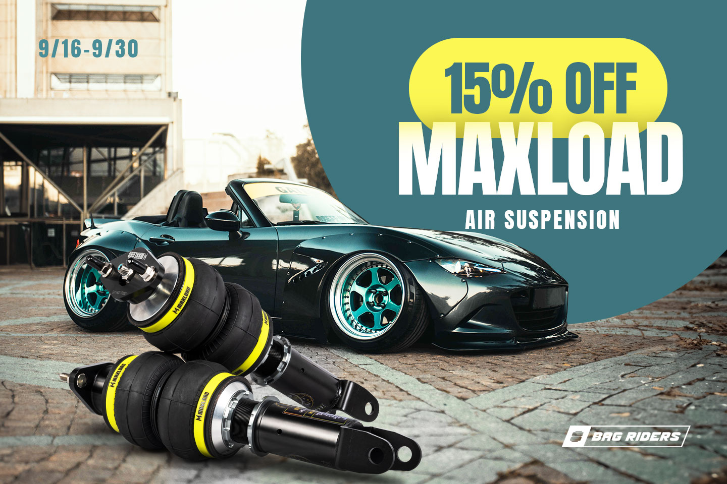 Maxload Air Suspension Sale 2025 - 15% Off! | Bag Riders