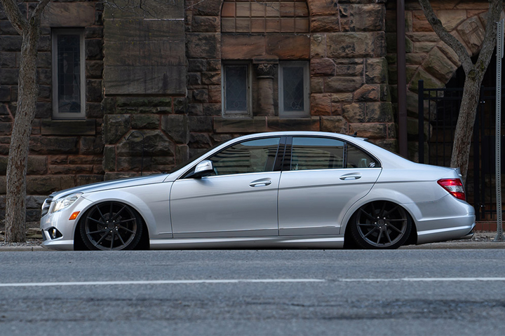 Mercedes W204 Air Lift Performance Complete Air Ride Kits on Bag Riders ...