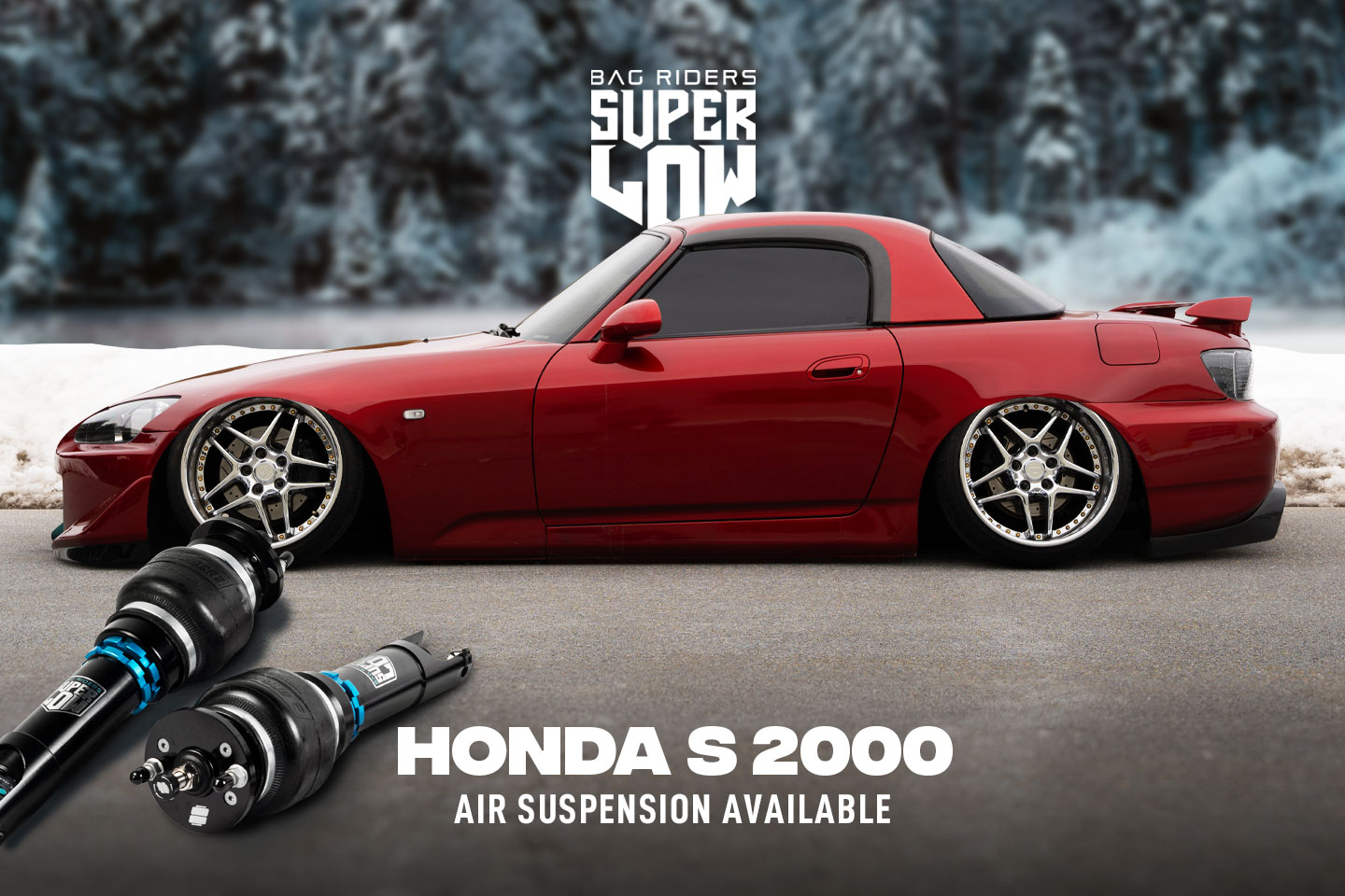 Slammed Honda S2000 Underglow