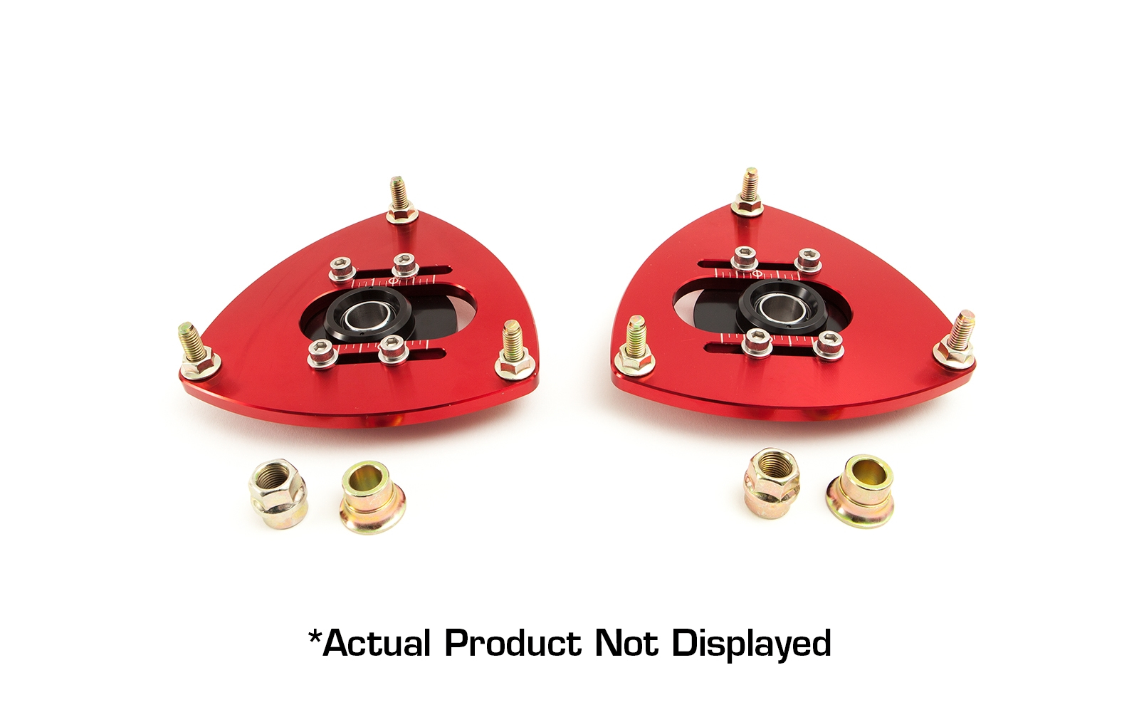 Mini R56 Air Lift Front Camber Plate Set | Bag Riders