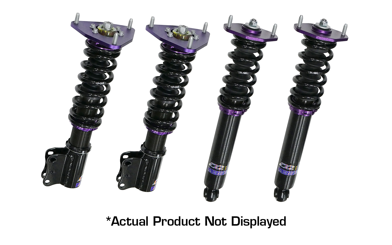 BMW E36 3 Series D2 Racing RS Series True Rear Coilover Kit D-BM-18-1 ...