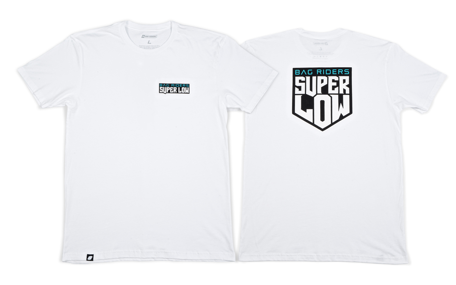 Super Low Logo Shirt - White | Bag Riders