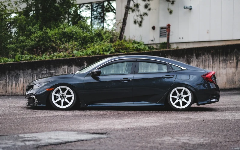civic lowered