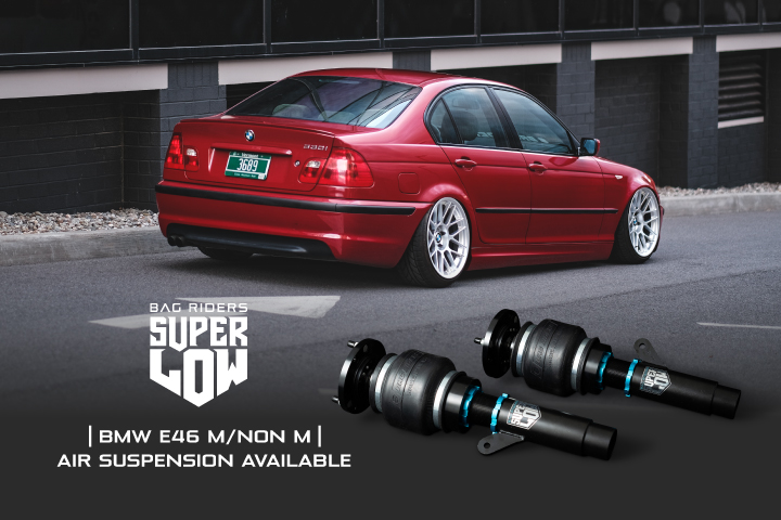 BMW E46 Super Low Air Ride Kit Available Now! | Bag Riders