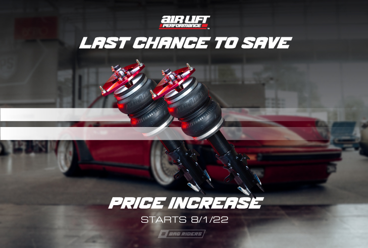 LAST CHANCE TO SAVE! Air Lift Performance Price Increase! | Bag Riders