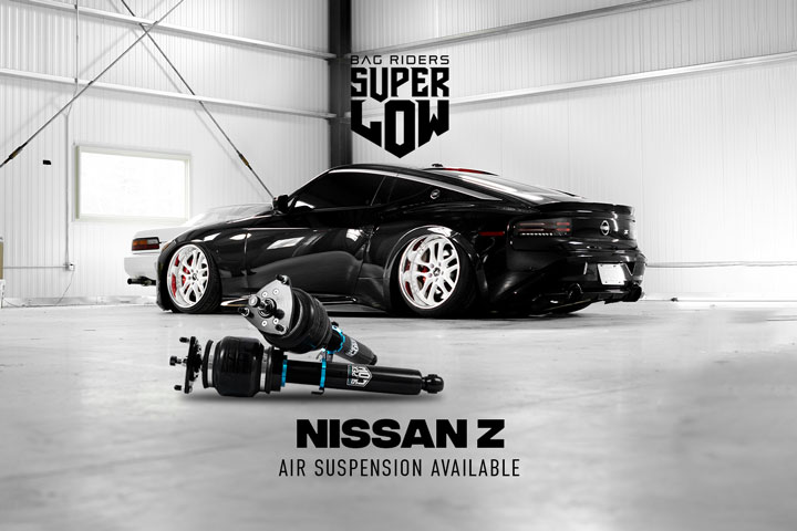 Nissan Z Super Low Air Ride Kit Available Now! | Bag Riders