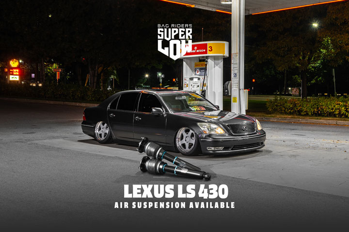 Lexus LS430 Super Low Air Ride Kit Available Now! | Bag Riders