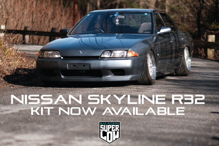 Super Low Kit: Nissan Skyline R32 Available Now! | Bag Riders